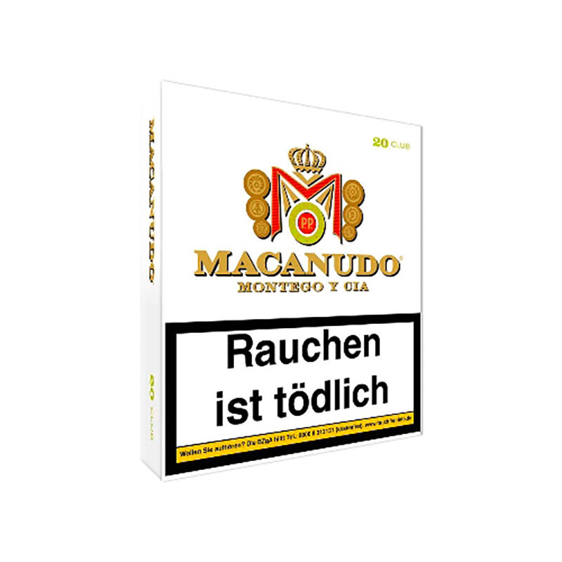 MACANUDO Connecticut Miniature - TABAKSHOP.de - Dein Shop für Zigarre ...